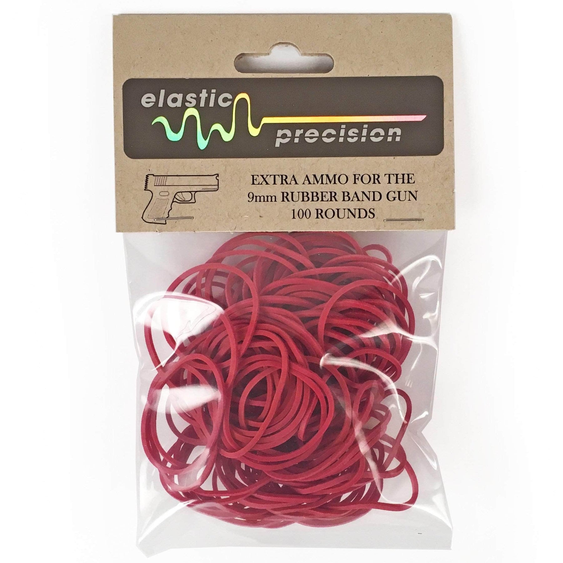 Extra Ammo – 100 Rubber Bands – Elastic Precision